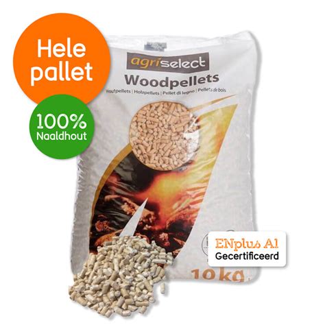 Agriselect Virgin Woodpellets 10 Kg Hele Pallet Onlinepelletkorrelsnl