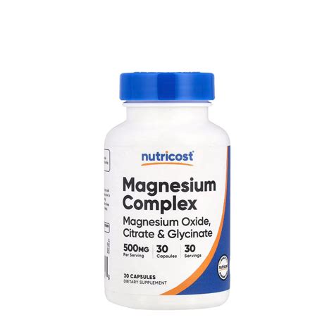 Magnesium Complex 500 Mg 30 Capsules Vitamin360 Distribu