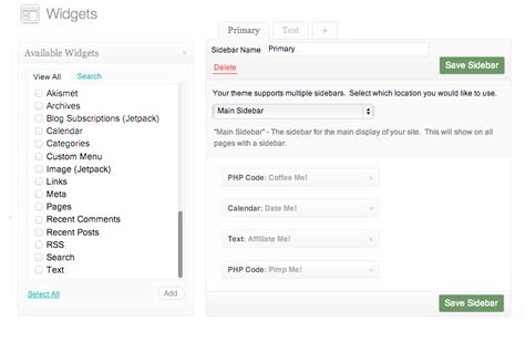 wordpress sidebars as menus part 2 half elf on tech