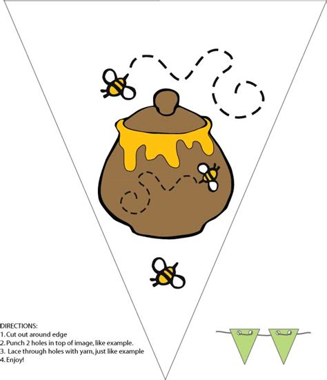 24 Best Winnie The Pooh Party Printables Images On Pinterest Party