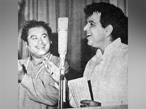 Kishore Kumar Birth Anniversary Saira Banu Shares Vintage Pic Of Dilip Kumar With Legendary Singer