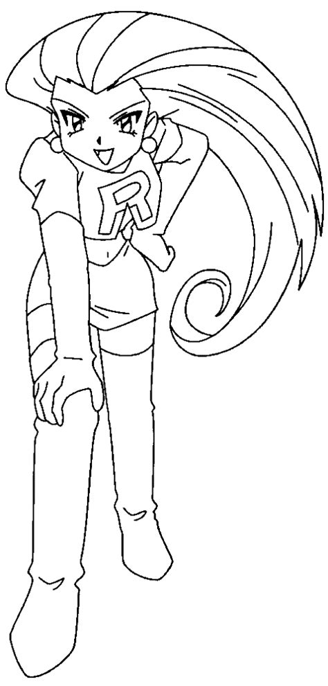 Jessie Team Rocket Coloriages Coloriages Team Rocket Coloriages The