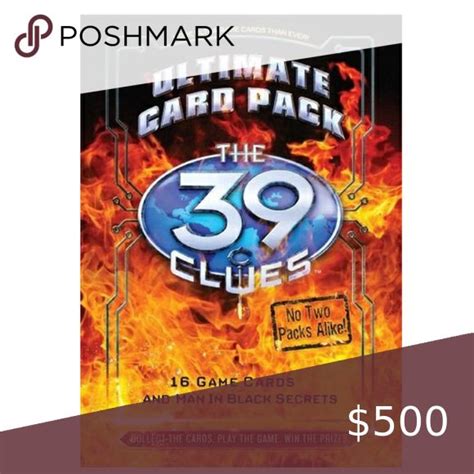 Brand New Rare 39 Clues Card Pack 4 Ultimate Pack Bulk Craft Supplies Pack Of Cards Shop