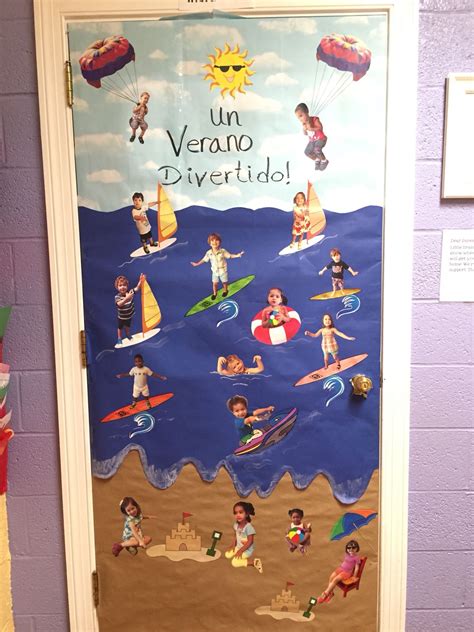 Summer School Door Decoration Beach Theme Beach Door Summer