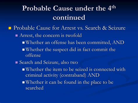 Ppt Cp Lesson 3 Probable Cause Warrants And Arrests Powerpoint