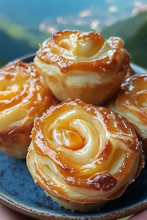 Peach Pie Cruffins Recipe