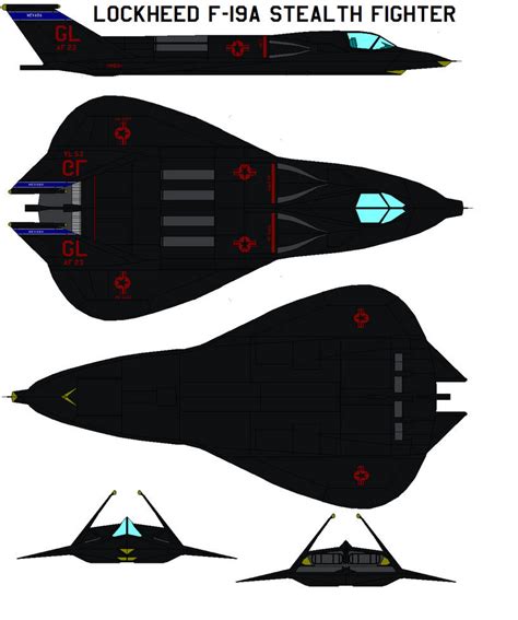 Lockheed F 19 Stealth Fighter Active By Bagera3005 On Deviantart