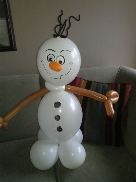 Disney Olaf Balloons Disney Olaf Balloon Art