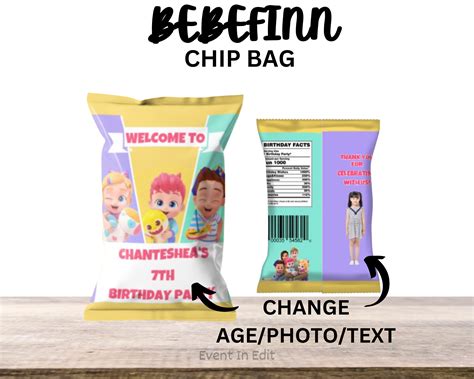 Bebefinn Birthday Party Bundle Bebefinn Party Pack Shark Party Favor Bebefinn Party