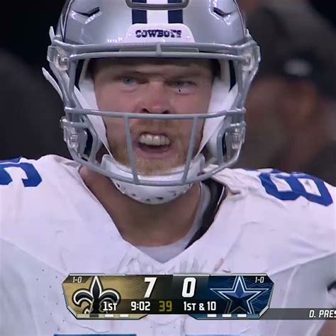 Luke Schoonmaker With A Spectacular Catch For An 8 Yard Gain Vs New Orleans Saints Youtube