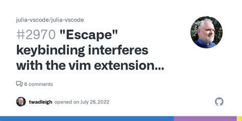 Escape Keybinding Interferes With The Vim Extension For Jmd And Md Files Issue