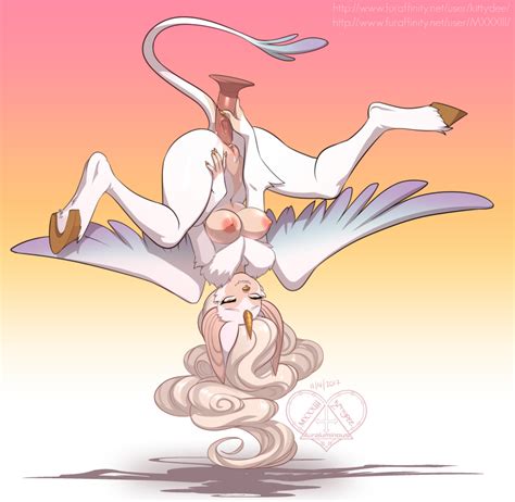 Rule 34 Angel Blonde Hair Breasts Dildo Female Fur Hair Hooves Horn