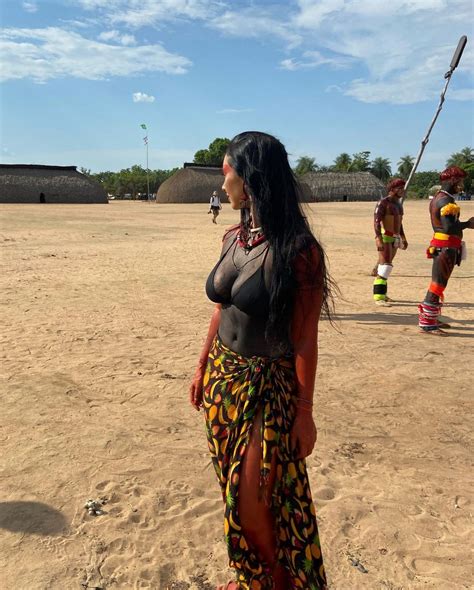 Western And Non Indigenous Women Participating In Tribal Nudity