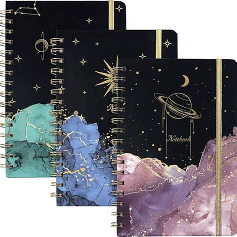Eoout 2 Pack Spiral Notebook Journals For Women A5 Size 57x 85