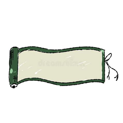 Line Drawing Illustration Of The Scroll Frame Stock Vector Illustration Of Frame Icon 324913489