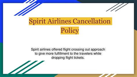 Ppt Spirit Airlines Cancellation Policy Powerpoint Presentation Free