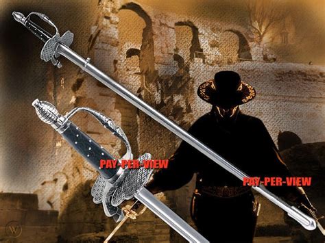 Legend Mask Of Zorro Rapier Fencing Sword Movie Nr 24344195