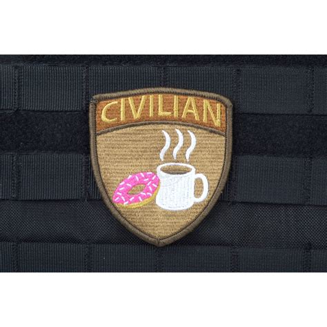 Ams Civilian Patch Full Color Premium Hi Fidelity Patch Series