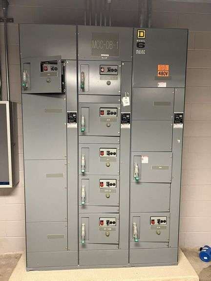 Square D Model 6 Mcc Panel Located In Chicago Il Yellow Tag Auctions