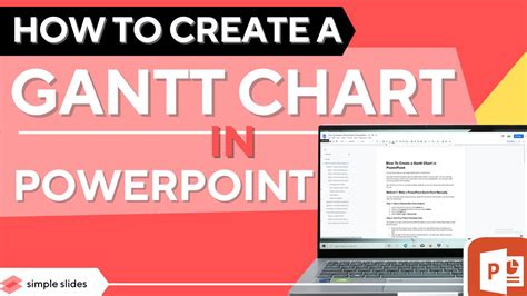 How To Create A Gantt Chart In PowerPoint