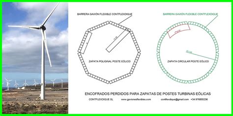 Cimentaciones De Zapatas De Aerogeneradores O Turbinas EÓlicas Con