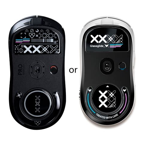 Set Mm Glass Mouse Feet Skates Mouse Stickers Pad For Logitech G Pro Wireless GPRO X