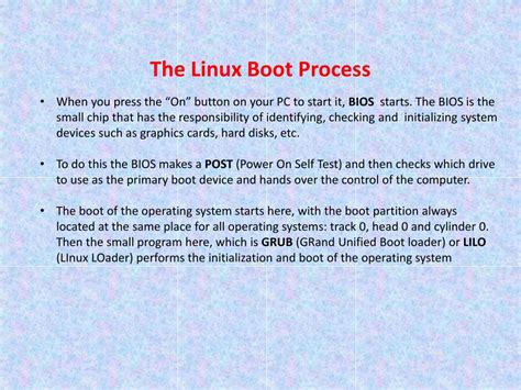 Ppt Linux Startup Process Powerpoint Presentation Free Download Id