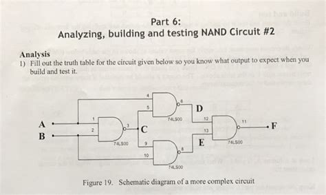 solved part 6 analyzing building and testing nand circuit