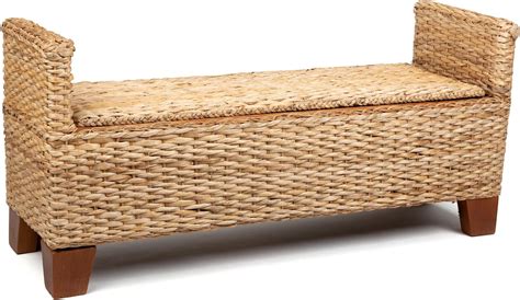 Wholestory Collective Wicker 46 Storage Bench Large