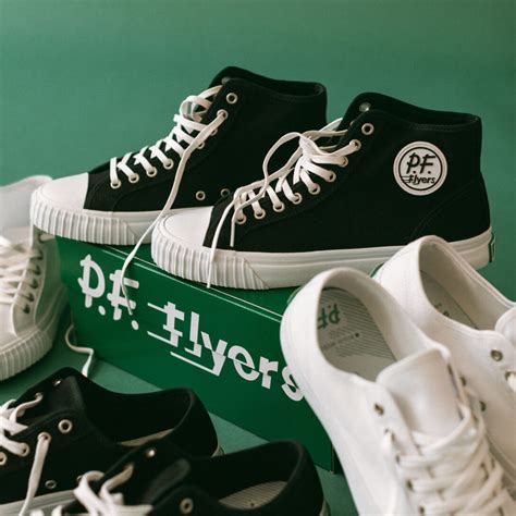 Shop Comfortable Canvas Sneakers High Tops And Low Tops From Pf Flyers