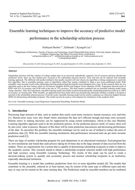 Pdf Ensemble Learning Techniques To Improve The Accuracy Of
