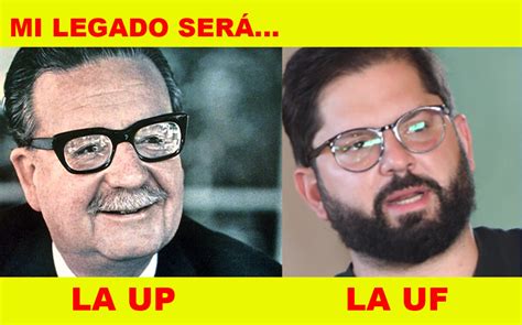 Humor Allende Y Boric Casi 2 Gotas De Agua