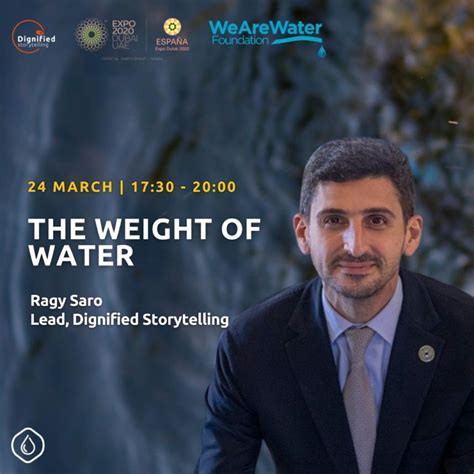 Join Me As I Moderate Todays Powerful Discussions On Pressing Water