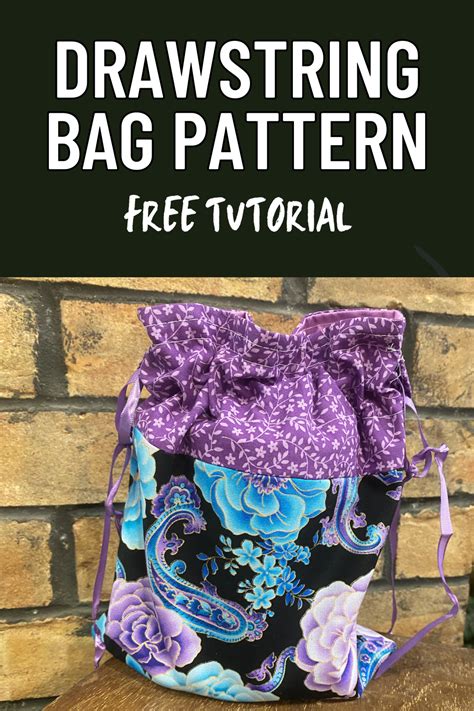 Best 12 How To Sew A Drawstring Bag Easy 30 Minute Project Artofit