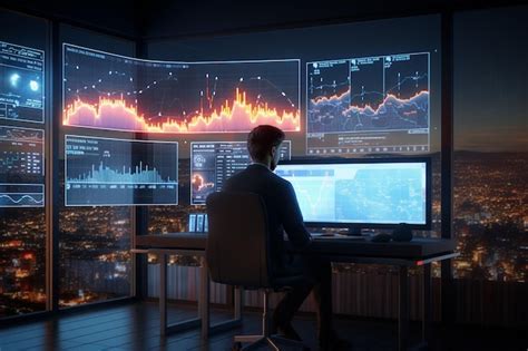 Premium Photo An Energy Analyst Predicting Energy Consumption Generative Ai