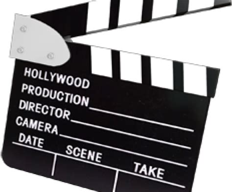 Clapperboard Graphic Movie Slate Film Production Free Png