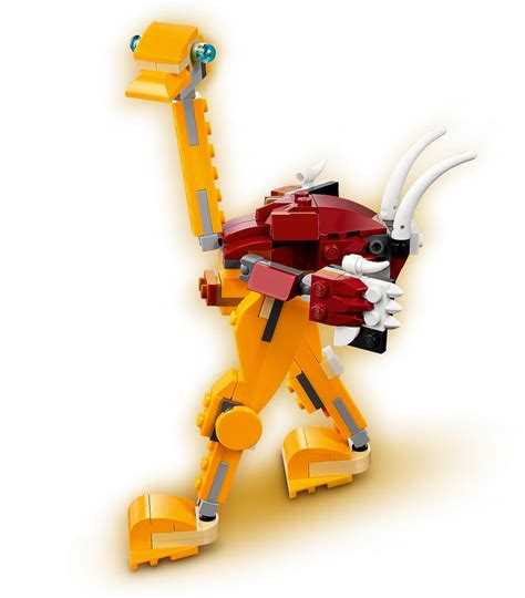 LEGO CREATOR 31112 DZIKI LEW 3w1 STRUŚ GUŹIEC 7+ - 11817864180 ...