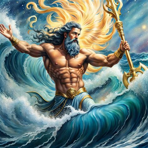 Poseidon Greek God Of The Seas Ai Generated Artwork Nightcafe Creator
