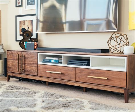 Building A Modern Media Console Tv Stand Credenza 12 Steps With