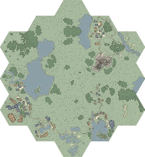 Oc Hexgaaard My Hexagonal Map Generator Has Been Fed Some More Hexagons Rdnd