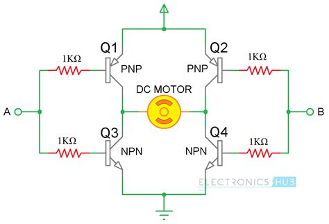 Diagram H Bridge Circuit Diagram Dc Motor Mydiagramonline