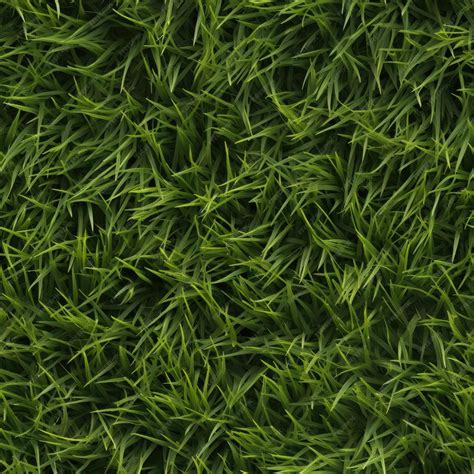 Premium Ai Image Grass Top View Seamless Texture
