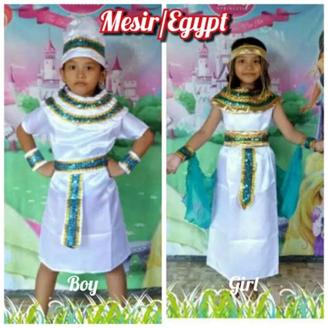 Jual Baju Negara Mesir Warna Putihtraditional Costume Of Egypt Boy