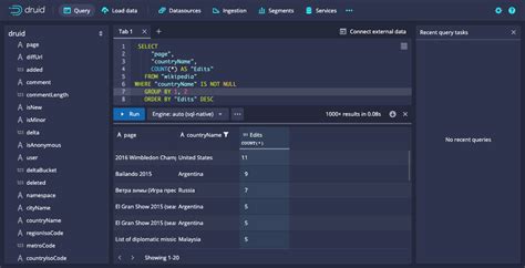 query data apache® druid