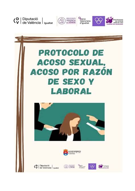 Protocolo De Acoso Sexual Acoso Por Razón De Sexo Y Laboral