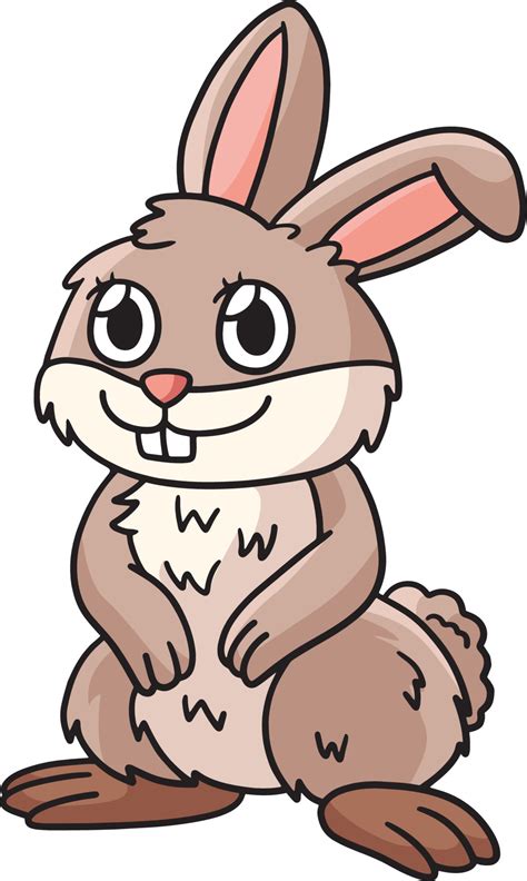 Rabbit Cartoon Colored Clipart Illustration 23058924 Vector Art At Vecteezy