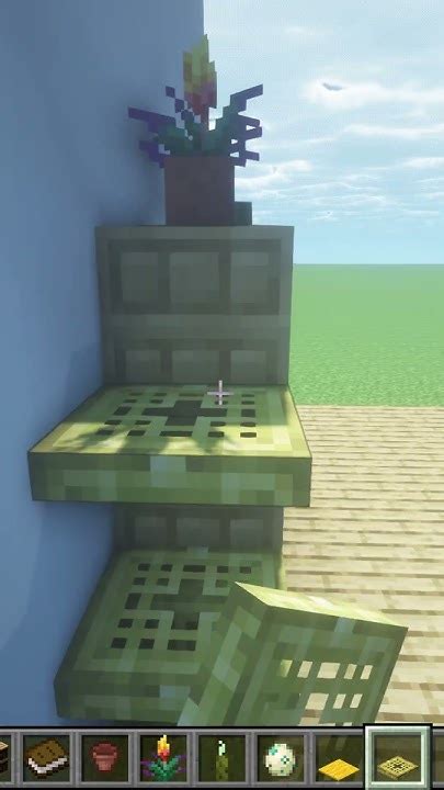 Minecraft Book Shelf Design 📕 Minecraft Shorts Youtube