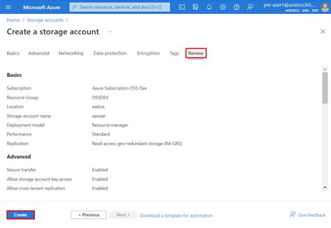 set up azure blob storage for aodocs aodocs knowledge base