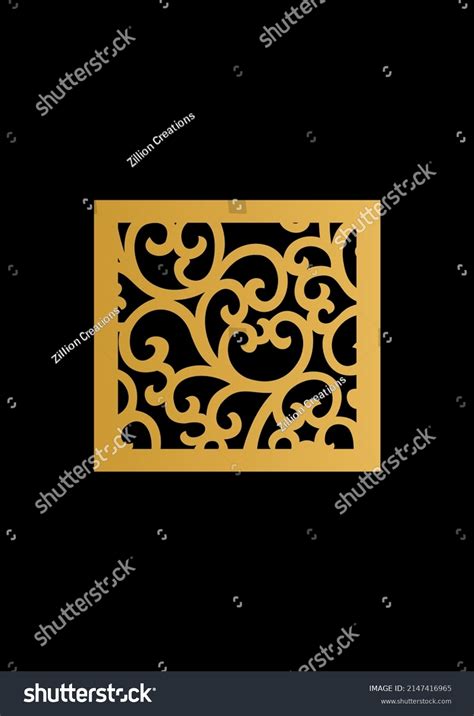 Cnc Vector Cutting Patterns Cnc Laser Stock Vector Royalty Free Shutterstock