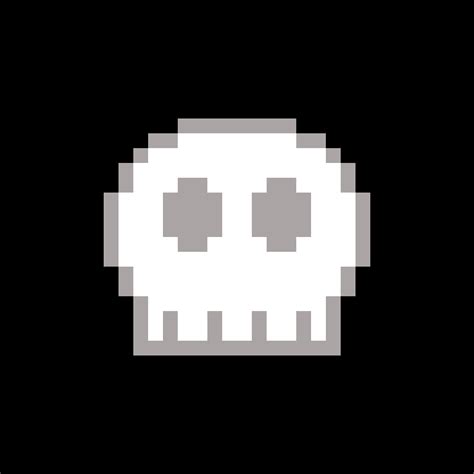 Pixel Art Explosive Skull Opengameart Org